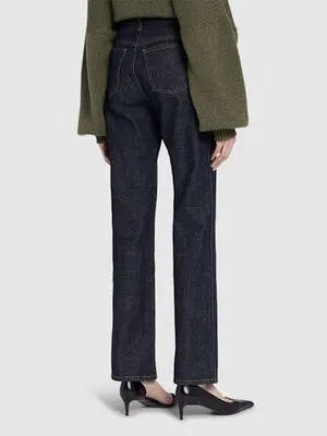 Khaite Danielle High-rise Straight Leg Jeans