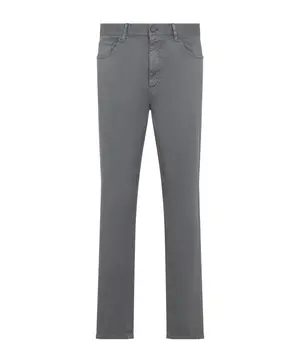 Zegna Belt Loop Jeans - Gray