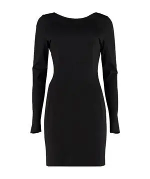 Dolce & Gabbana Open Back Long Sleeve Dress