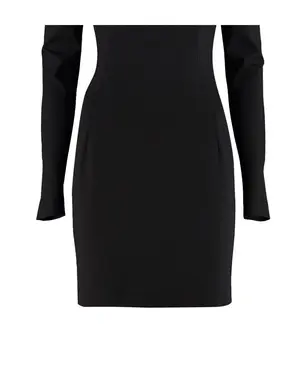 Dolce & Gabbana Open Back Long Sleeve Dress