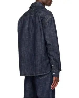 Jacquemus Simon Denim Shirt - Black