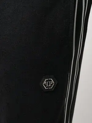 Philipp Plein Track Shorts With Side Stripe Detail