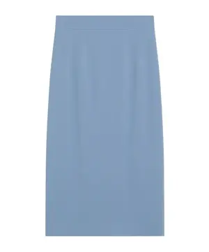 Dolce & Gabbana High-waisted Midi Skirt With Back Slit