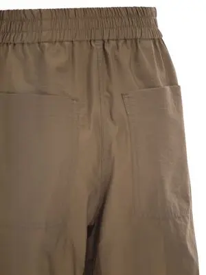 Brunello Cucinelli Pleated Wide-leg Trousers - Brown