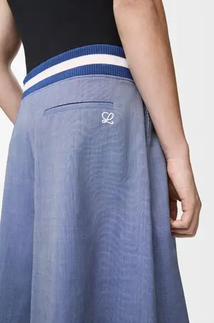 Loewe Logo Detailed Pleated Shorts