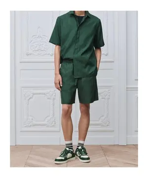 Dior Oblique Jacquard Drawstring Shorts - Green
