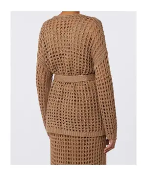 Max Mara Gelo Open-knit Cardigan