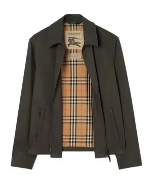 Burberry Tropical Gabardine Bloomsbury Harrington Jacket