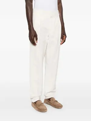 Brunello Cucinelli Pleated Trousers - White