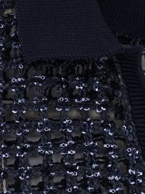 Brunello Cucinelli Sequined V-neck Jumper
