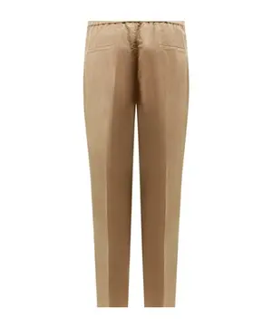 Brunello Cucinelli Mid-rise Tapered-leg Trousers With Drawstring Belt