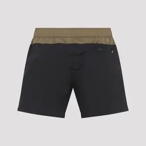 Moncler Contrast Panel Swim Shorts