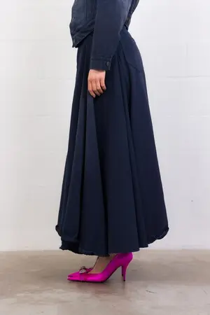 Balenciaga Godet Maxi Skirt - No