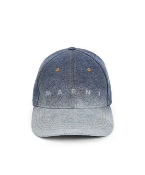 Marni Logo Baseball Cap - Blue