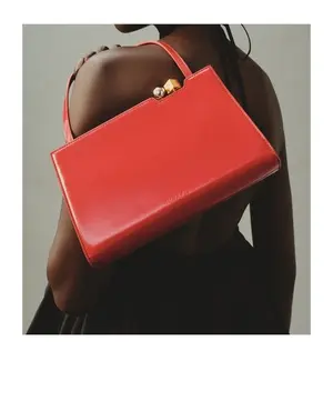 Jacquemus Le Salon Frame Shoulder Bag - Red