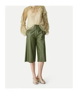 FORTE_FORTE Ruffled Layered Blouse - Nude