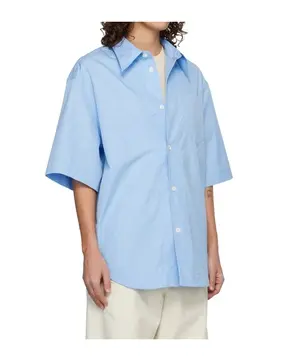 AMI Paris Curved Hem Shirt