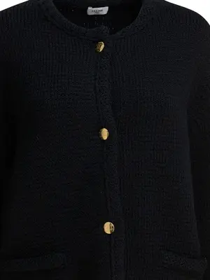 Celine Wool Cardigan - Black