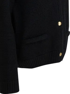Celine Wool Cardigan - Black