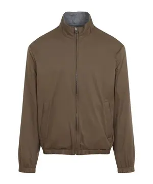 Canali Straight Hem Outerwear For Men