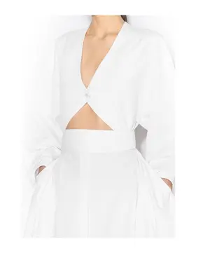 Alaïa Poplin Trench Dress