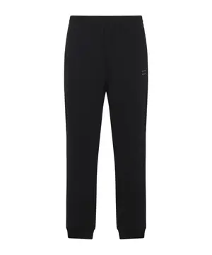 Moncler Logo Fleece Track Pants - Black