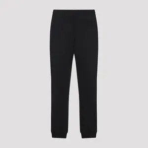 Moncler Logo Fleece Track Pants - Black
