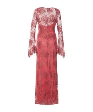 ANIYE BY Long Sleeve Lace Maxi Dress