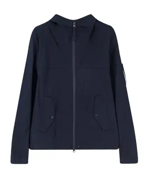 Stone Island Stretch Hooded Jacket - Blue