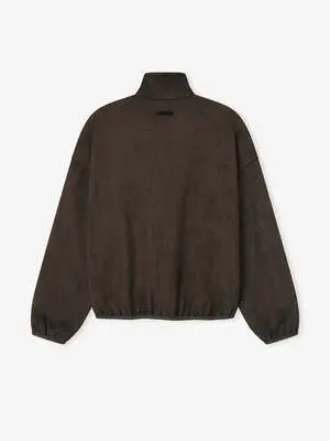 Fear Of God Stand Collar Embroidered Logo Zip Up Jacket
