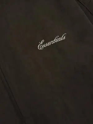 Fear Of God Stand Collar Embroidered Logo Zip Up Jacket