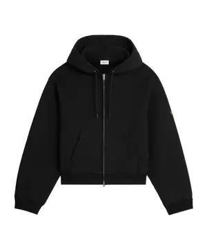 Celine Cotton Fleece Zipped Hoodie