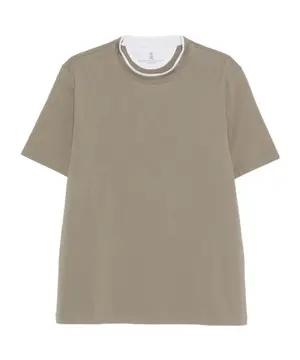 Brunello Cucinelli Layered-effect Crewneck T-shirt