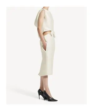 Balenciaga Sleeveless Boatneck Dress With Bow Detail And Cut-outs