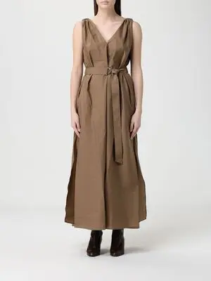 Brunello Cucinelli Belted Midi Dress - No
