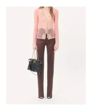 Valentino Garavani Stretch Lace Cardigan - Pink