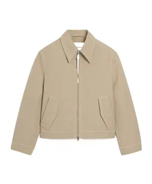 AMI Paris Zipped Jacket - Taupe
