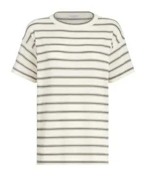 BRUNELLO CUCINELLI Brunello Cucinelli Striped T-Shirt