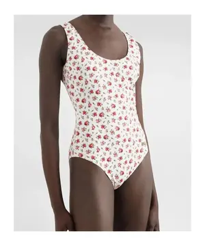 Dolce & Gabbana Small Rose-printed One-piece Swimsuit