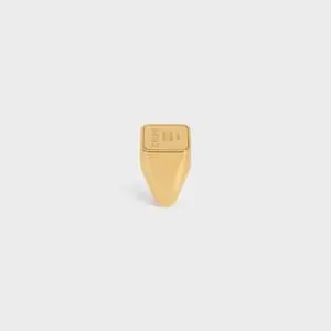 Celine Triomphe Square Signet Ring