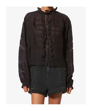 Isabel Marant Étoile Peline Long-sleeved Lace Blouse