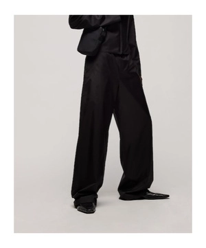 Gucci Technical Silk Poplin Wide Leg Pants