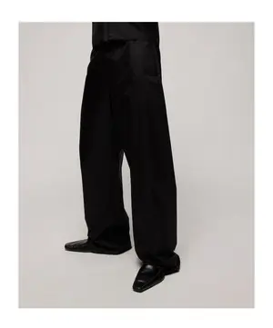 Gucci Technical Silk Poplin Wide Leg Pants