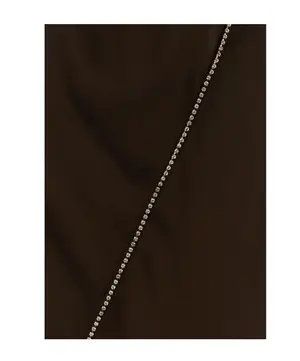 JIL SANDER Embellished Sleeveless Dress - Chocolate