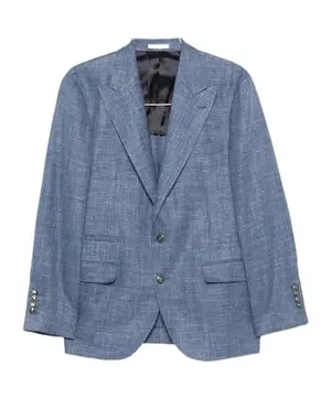 Brunello Cucinelli Single-breasted Jacket - Blue