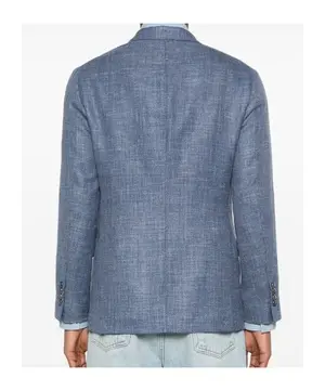 Brunello Cucinelli Single-breasted Jacket - Blue