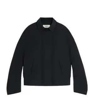 Celine Jacket In Wool And Cotton Gabardine