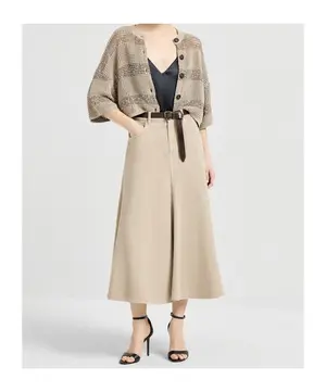 Brunello Cucinelli Five-pocket Flared Skirt