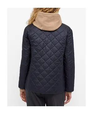 Burberry Quilted Jacket With Snap Closure - Blue