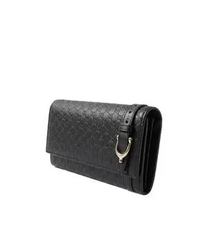 Gucci Embossed Purse - Black
